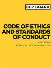Code of Ethics and Standards of Conduct | Financial Planning Association
