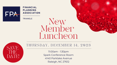 December 2023 New Member Luncheon - Registration is open! | Financial ...